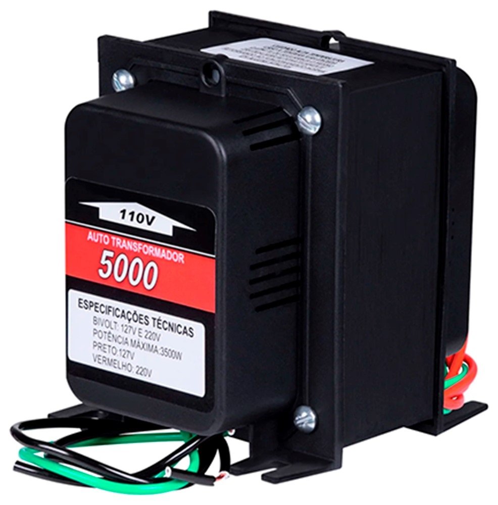 Auto Transformador 5000VA 2000W FORCELINE- Compre na Eletroluz
